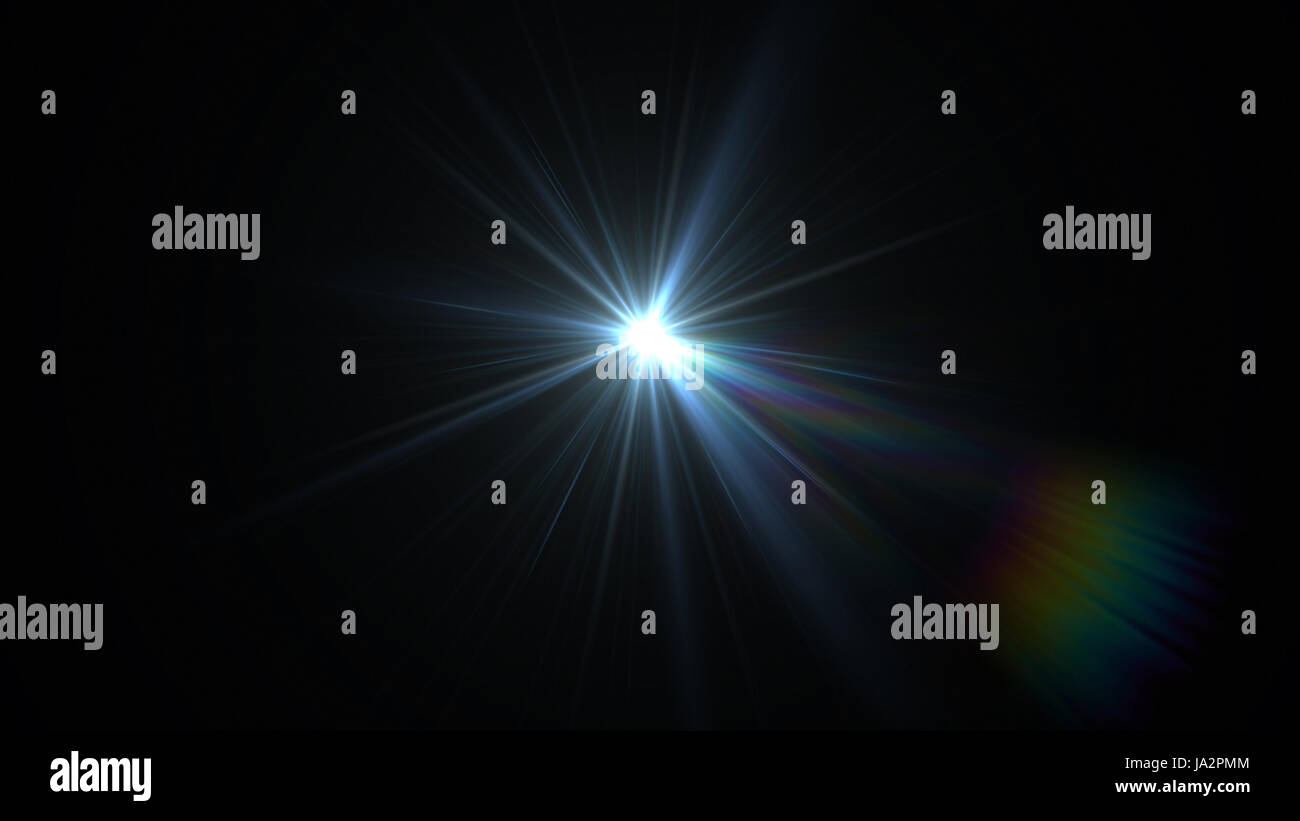 Abstract blue optical lens flares hi-res stock photography and images ...