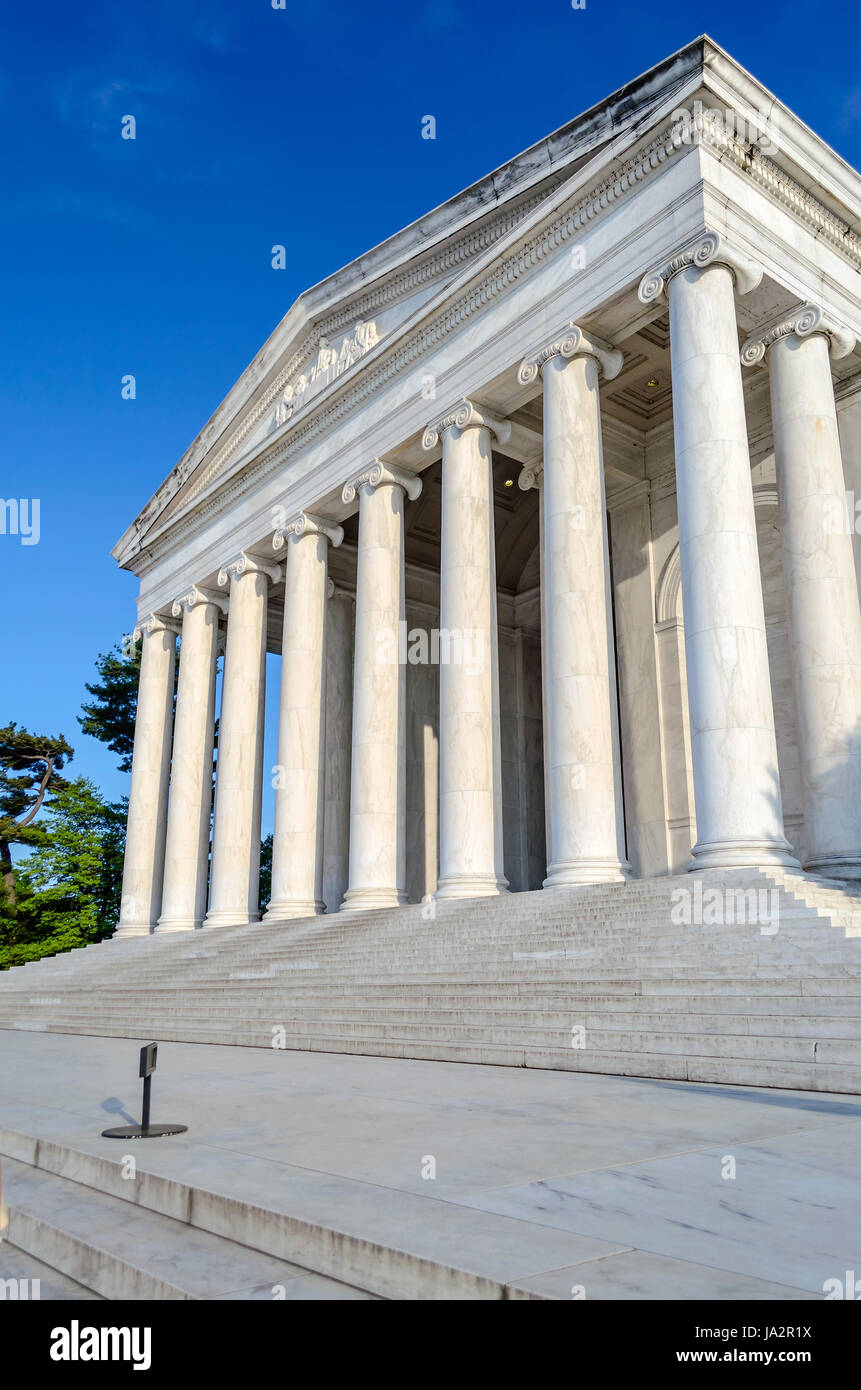temple, monument, memorial, usa, colonnade, blue, beautiful ...