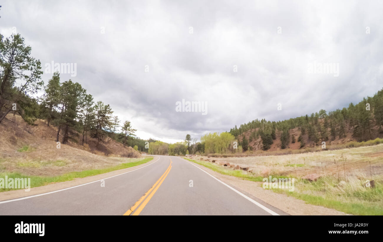 Driving in rural area western hi-res stock photography and images - Alamy