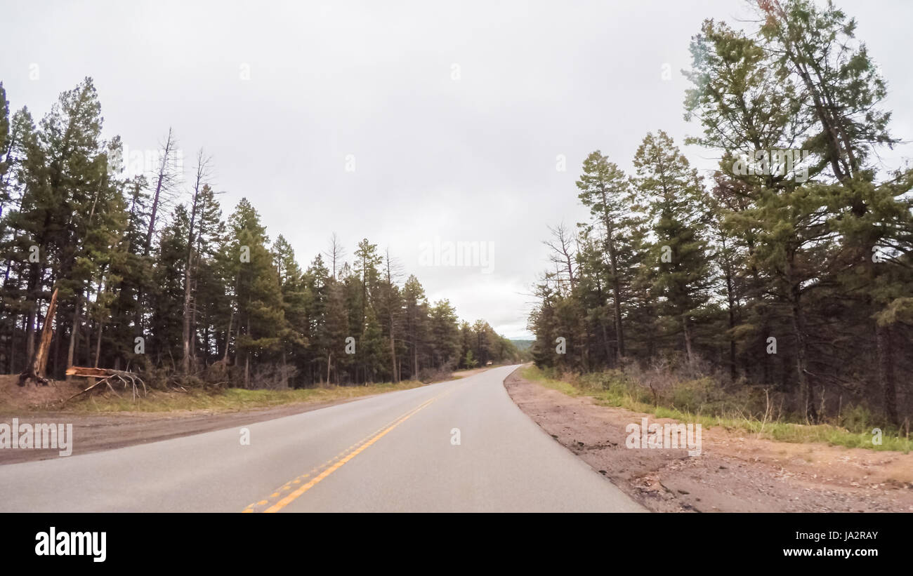 Driving on small paved road in rural mountain area Stock Photo - Alamy