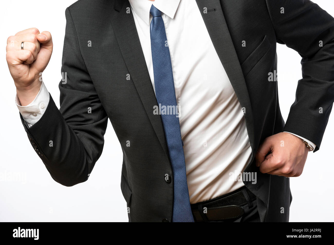 hand, isolated, business man, businessman, hold, arm, backdrop ...