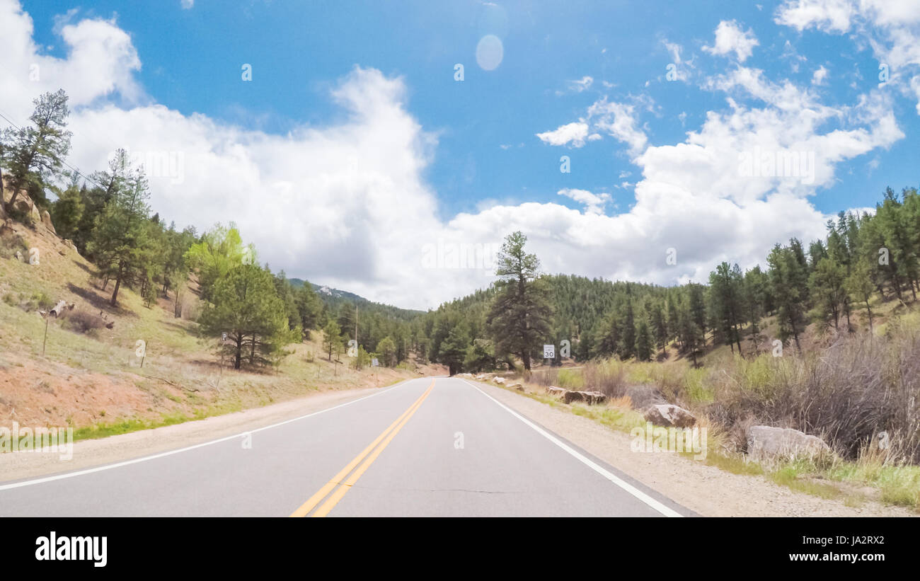 Driving in rural area western hi-res stock photography and images - Alamy