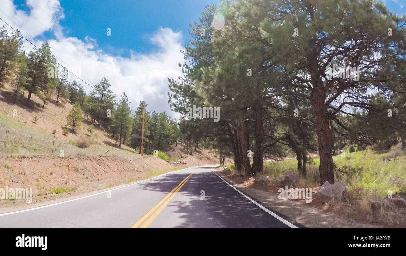 Driving in rural area western hi-res stock photography and images - Alamy