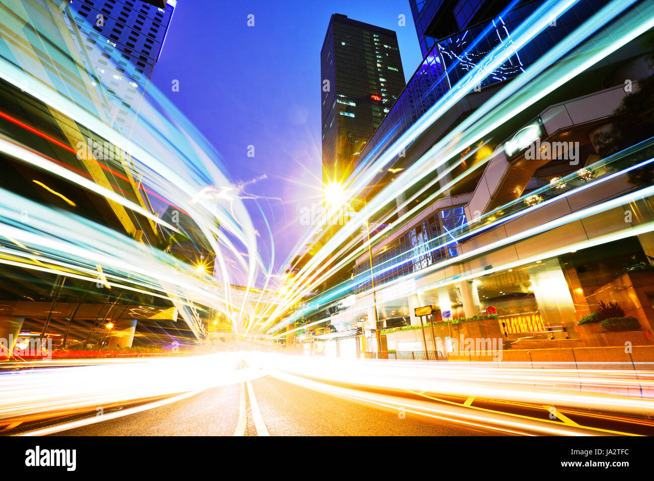 blue, motion, postponement, moving, movement, office, city, town ...