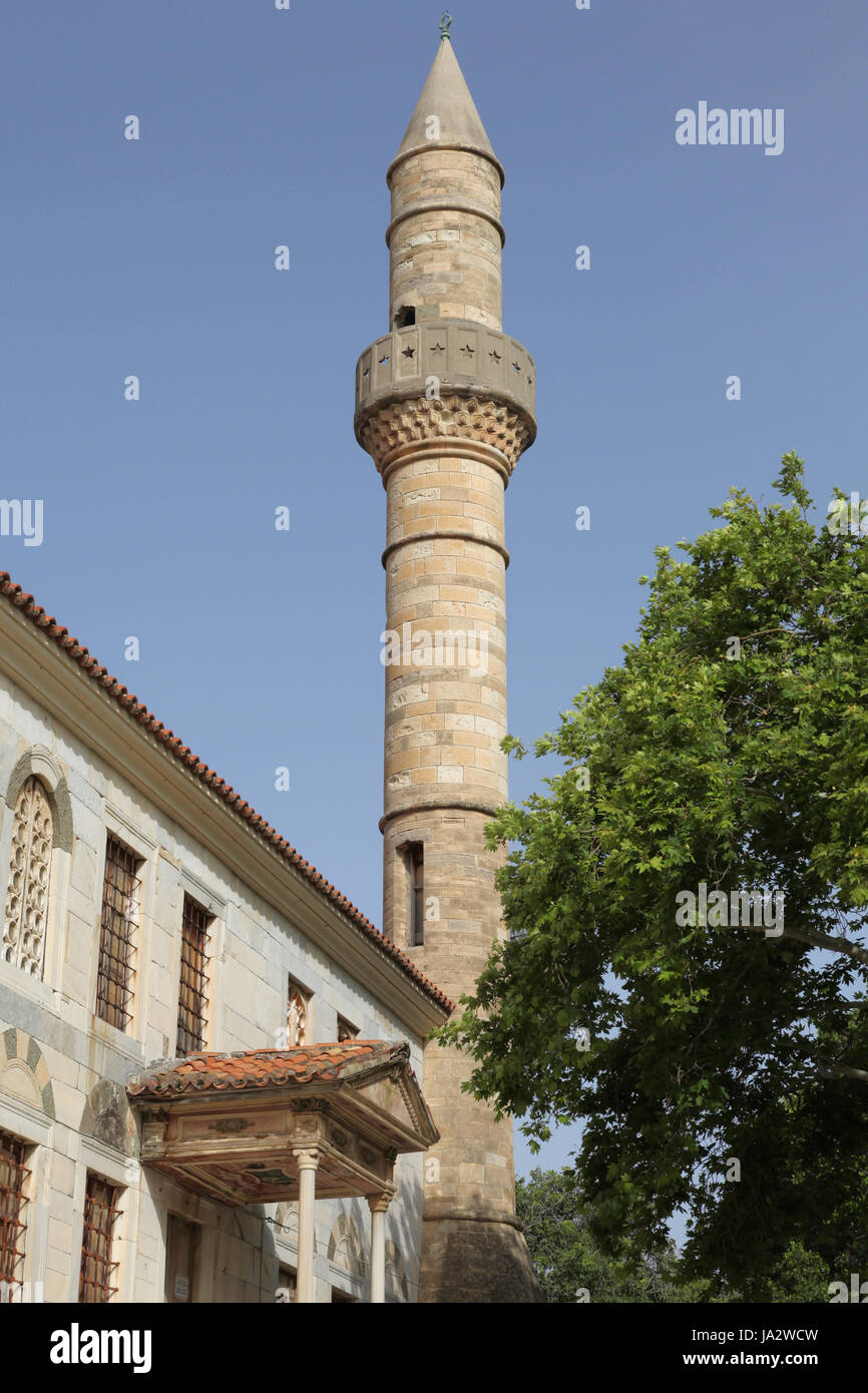 greece, sightseeing, mosque, tower, religion, greece, sightseeing ...