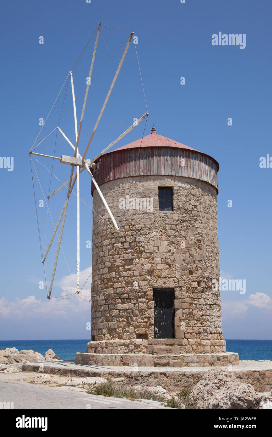 sightseeing, windmill, style of construction, architecture ...