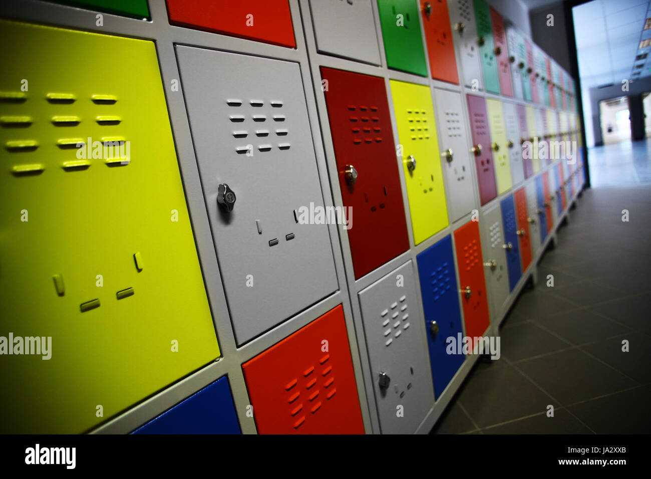 locked, lock, security, safety, colors, colours, locker, private, hall ...