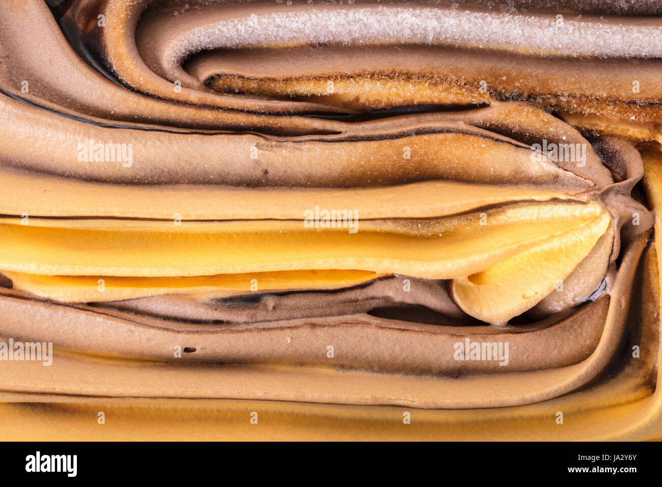 Abstract background of ice cream texture closeup Stock Photo - Alamy