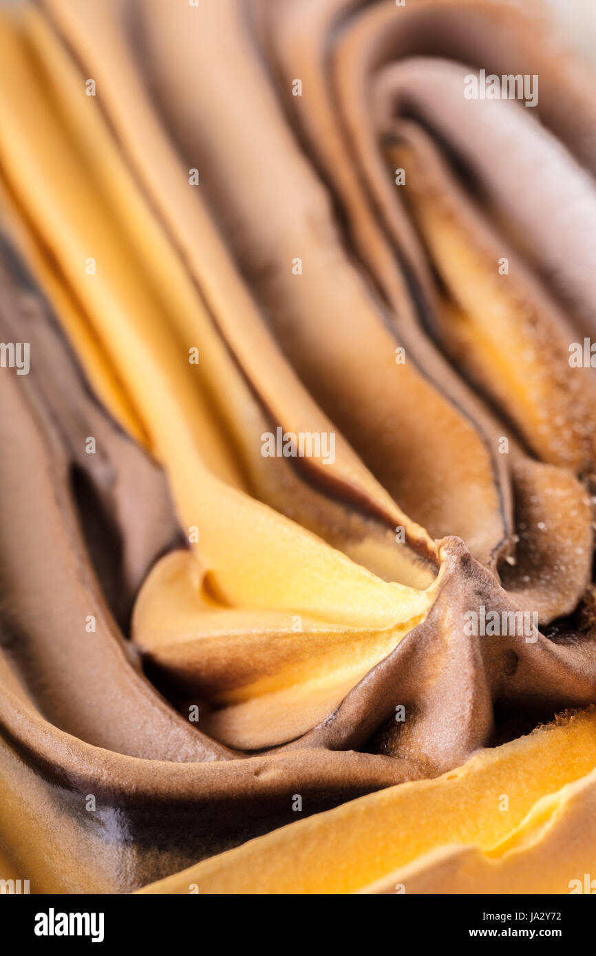 Abstract background of ice cream texture closeup Stock Photo - Alamy