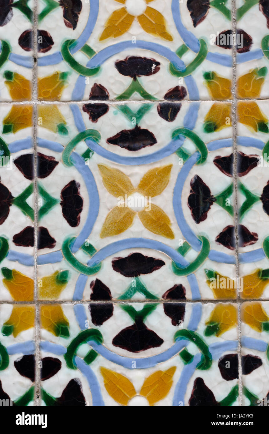 detail, inside, art, interior, spain, vintage, wall, traditional ...