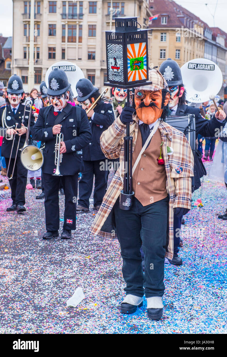 Basel fasnacht hi-res stock photography and images - Alamy