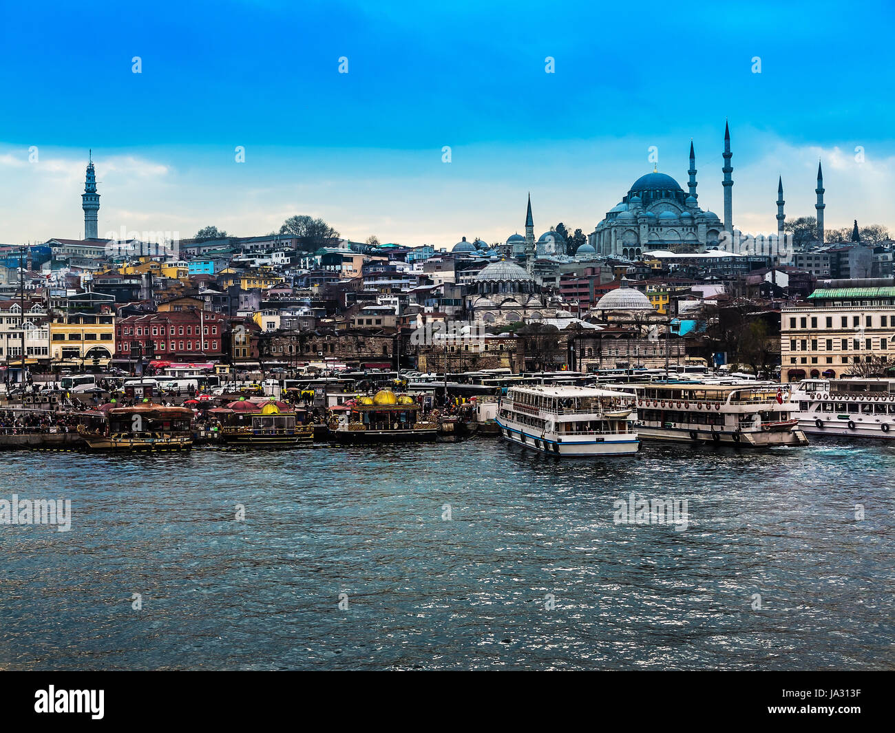 the turkish metropolis istanbul Stock Photo - Alamy
