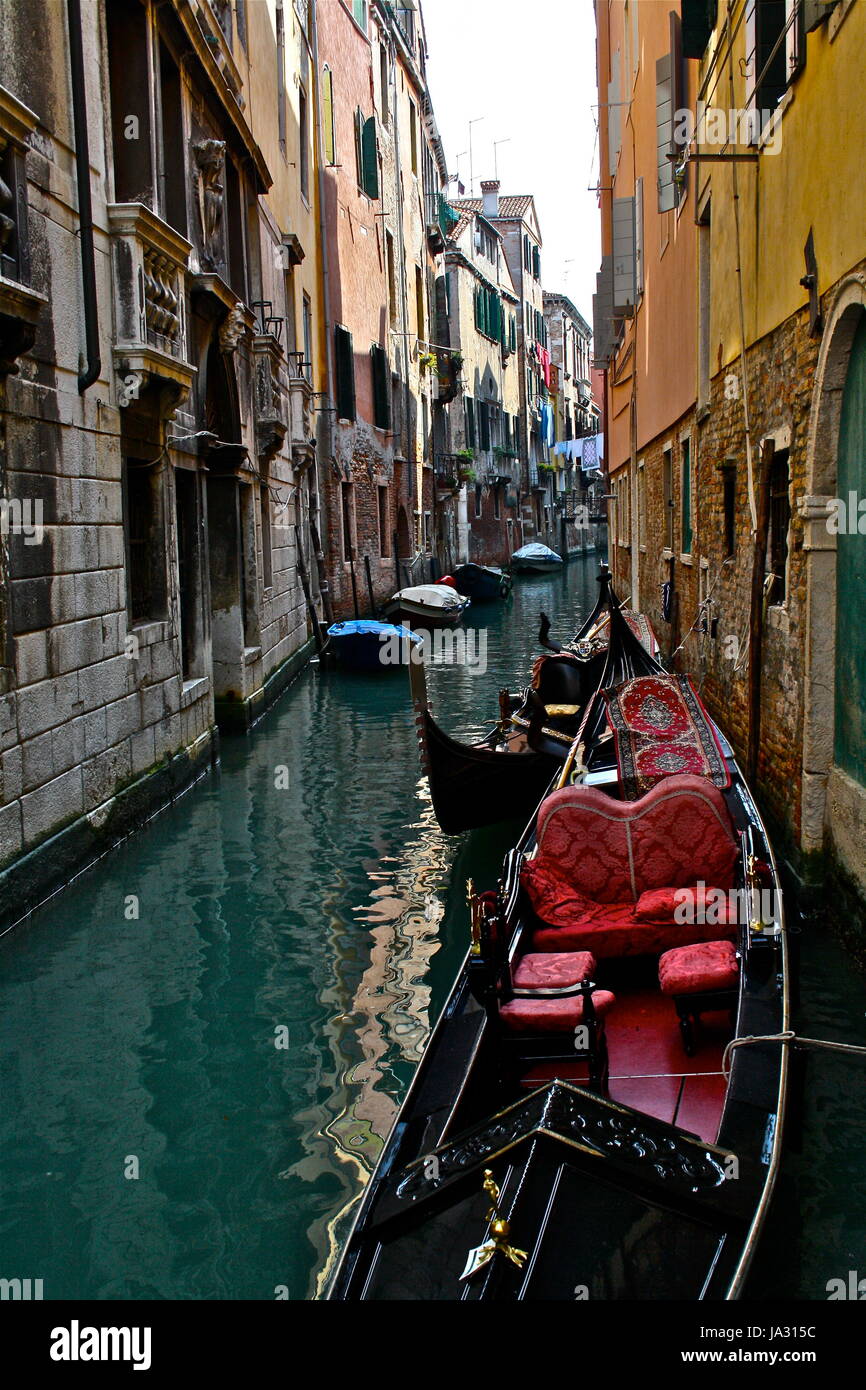 travel, city, town, venice, europe, gondola, boat, italy, water, rowing ...
