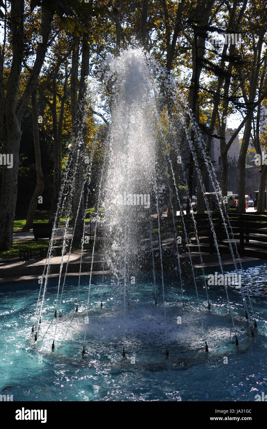 turkey, fountain, recuperation, cosmopolitan city, istanbul, turkey ...