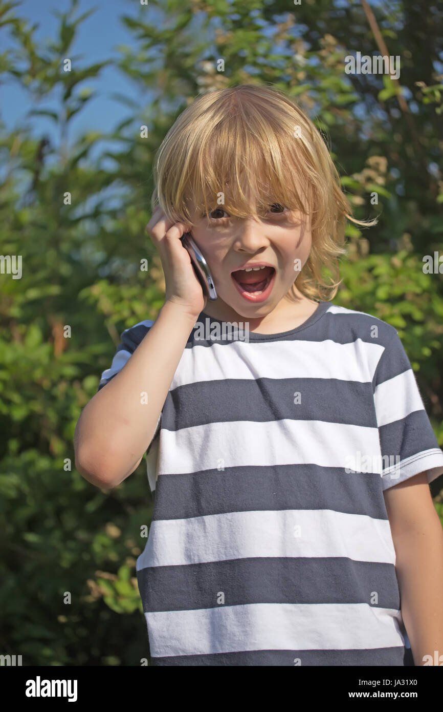 telephone, phone, emotions, appeal, calling, expressions, boy, lad ...