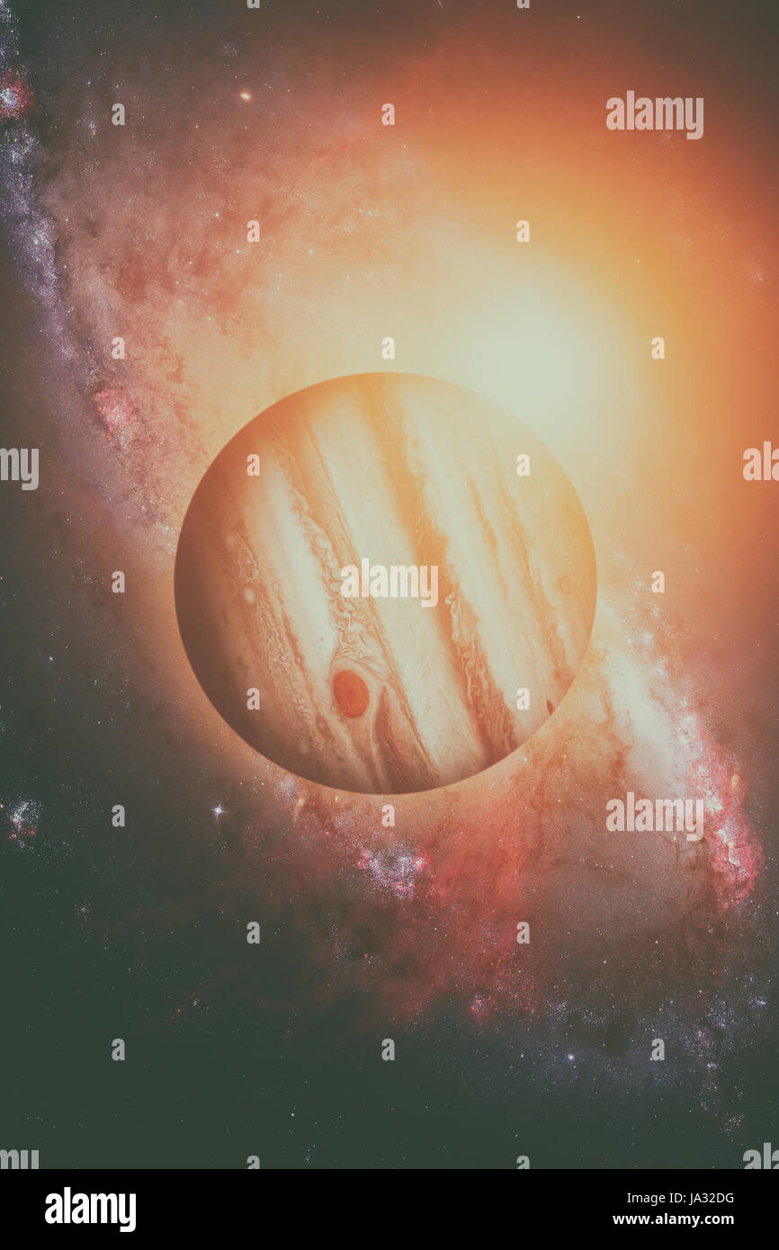 Solar System - Jupiter. It is the fifth planet from the Sun and the ...
