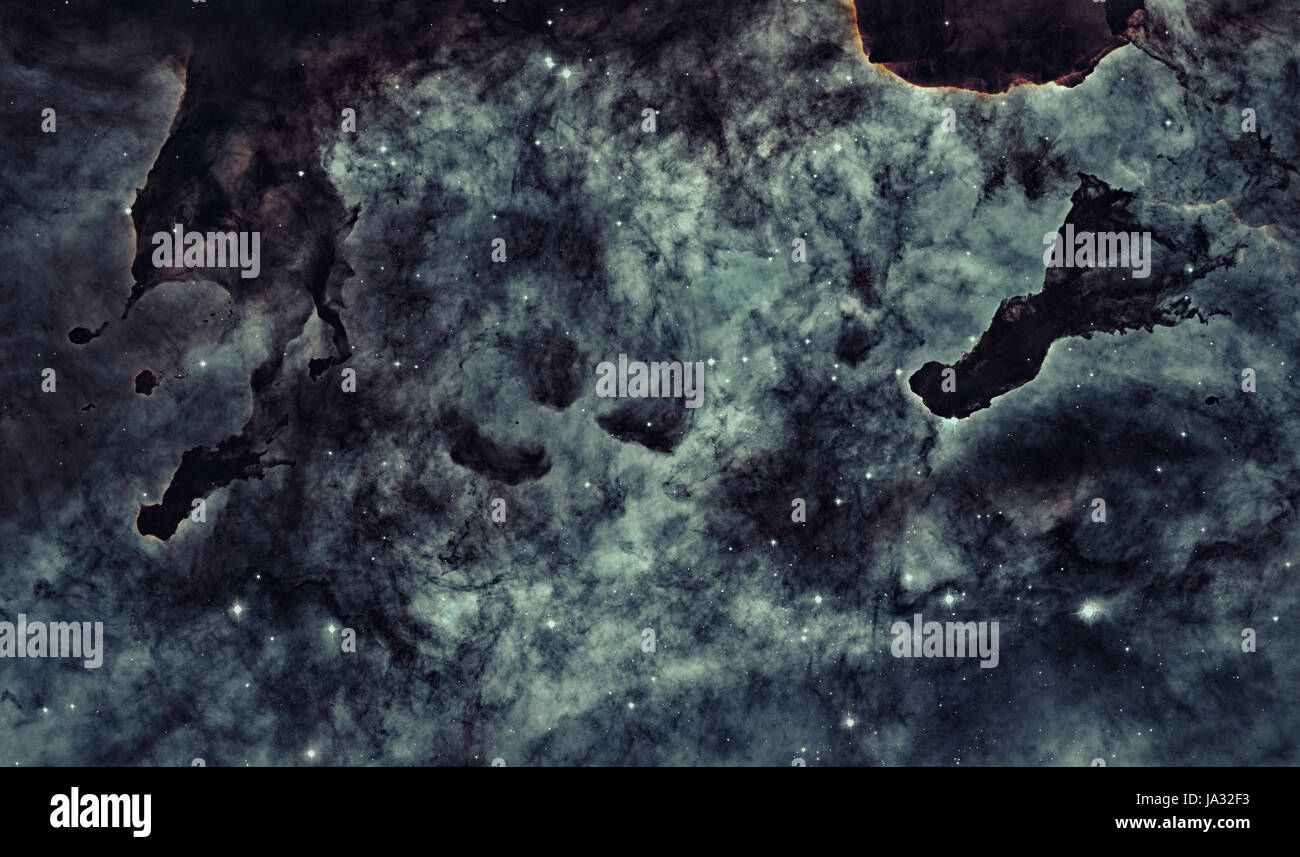 Dust Pillars in the Carina Nebula, also known as the Grand Nebula ...