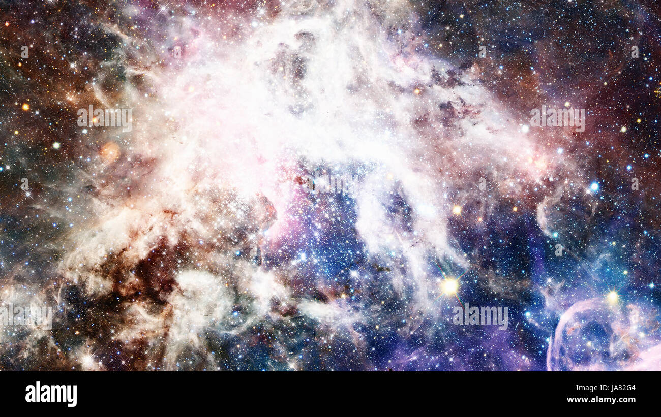 Universe filled with stars, nebula and galaxy. Elements of this image ...
