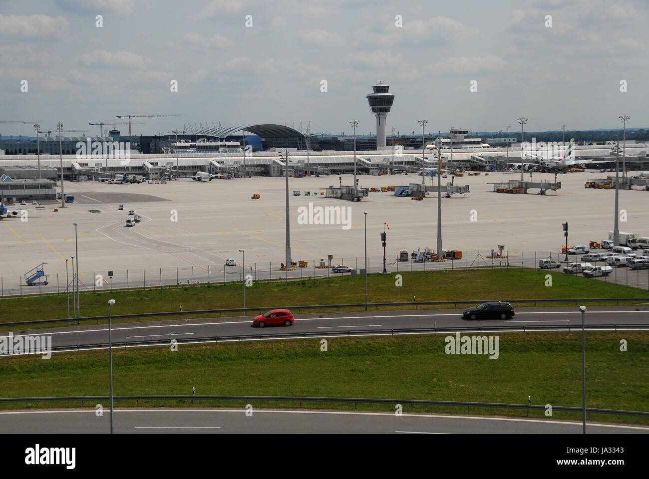 Munich airport control tower hi-res stock photography and images - Alamy