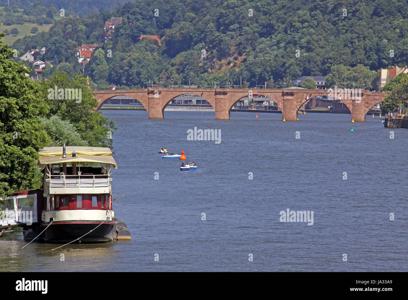 bridge, river, water, bridge, tourism, romanticism, sightseeing ...