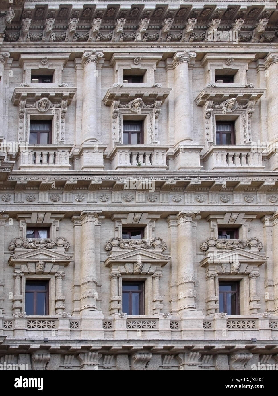 stone, window, porthole, dormer window, pane, wall, balcony, outside ...
