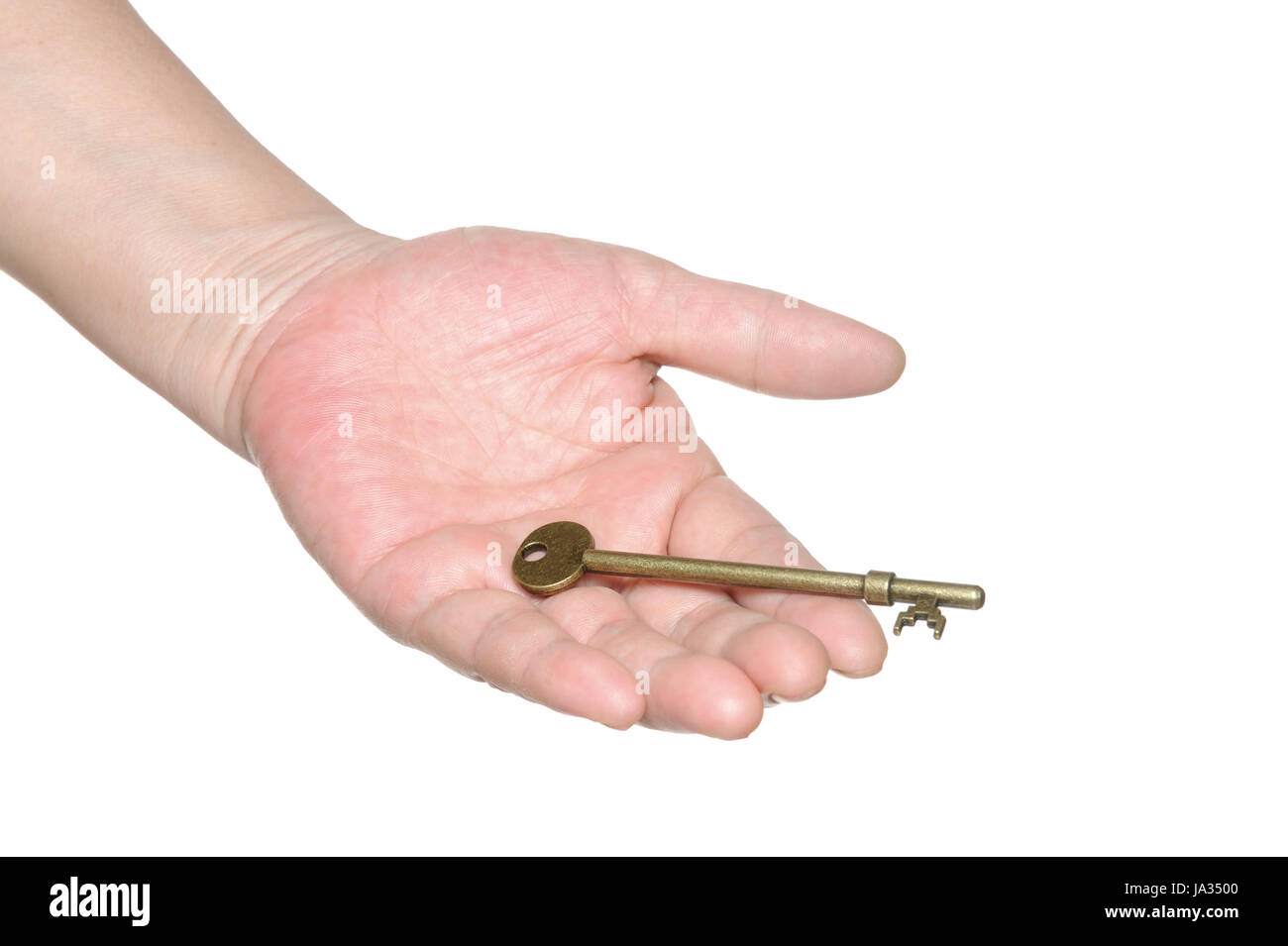 woman, indicate, show, hand, finger, object, sell, isolated, model ...