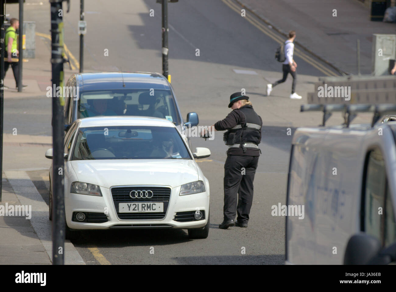 Traffic control officer hi-res stock photography and images - Alamy
