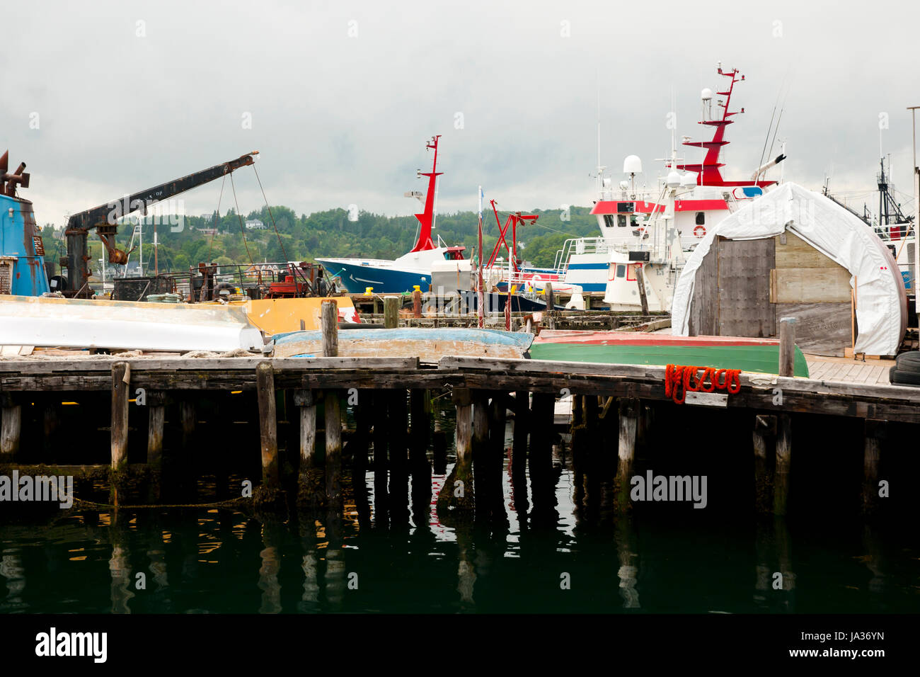 Lunenburg Harbor - Nova Scotia - Canada Stock Photo - Alamy