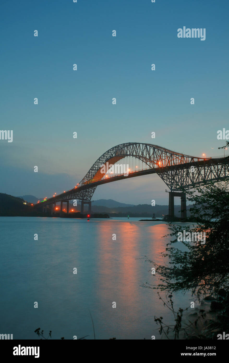 Trans American bridge in Panama connected South and North Americas in ...