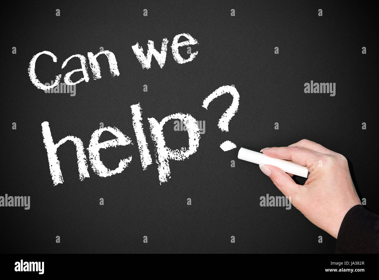 can we help Stock Photo - Alamy