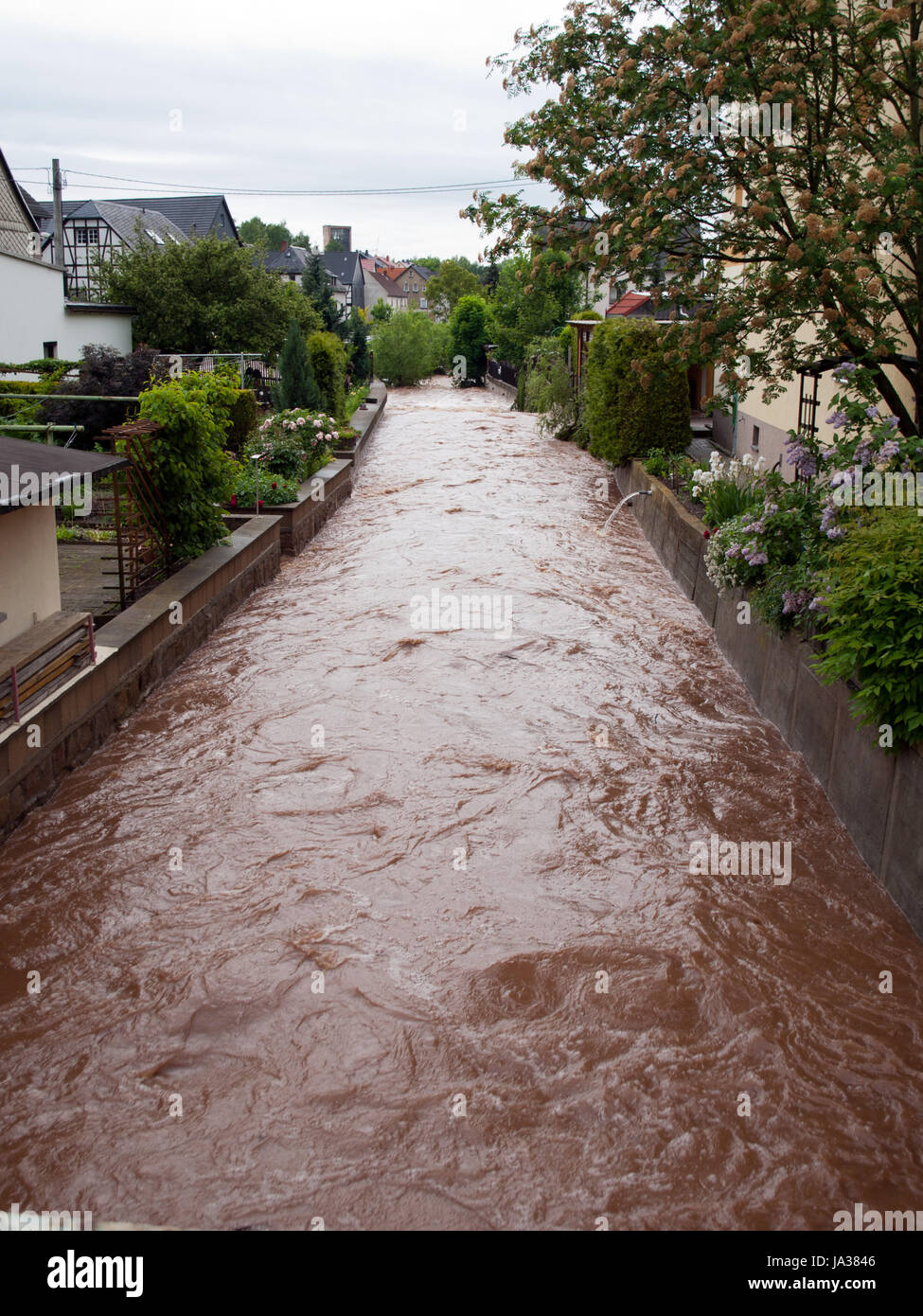 stream, flood, catastrophe, climate, century, climate change, river ...