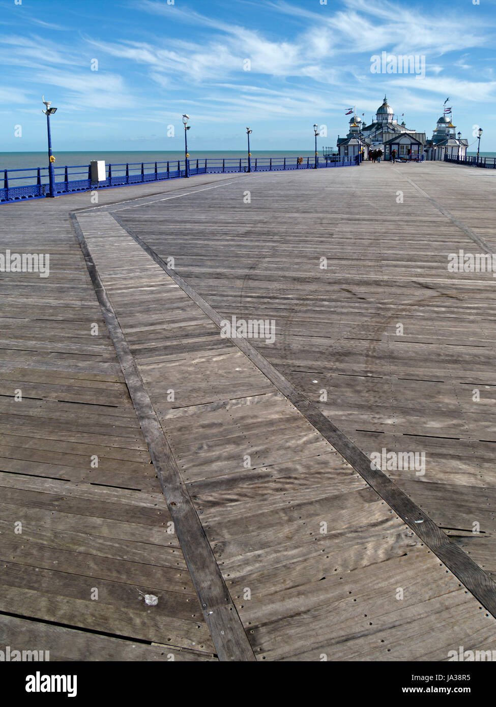 Wide wooden boardwalk hi-res stock photography and images - Alamy