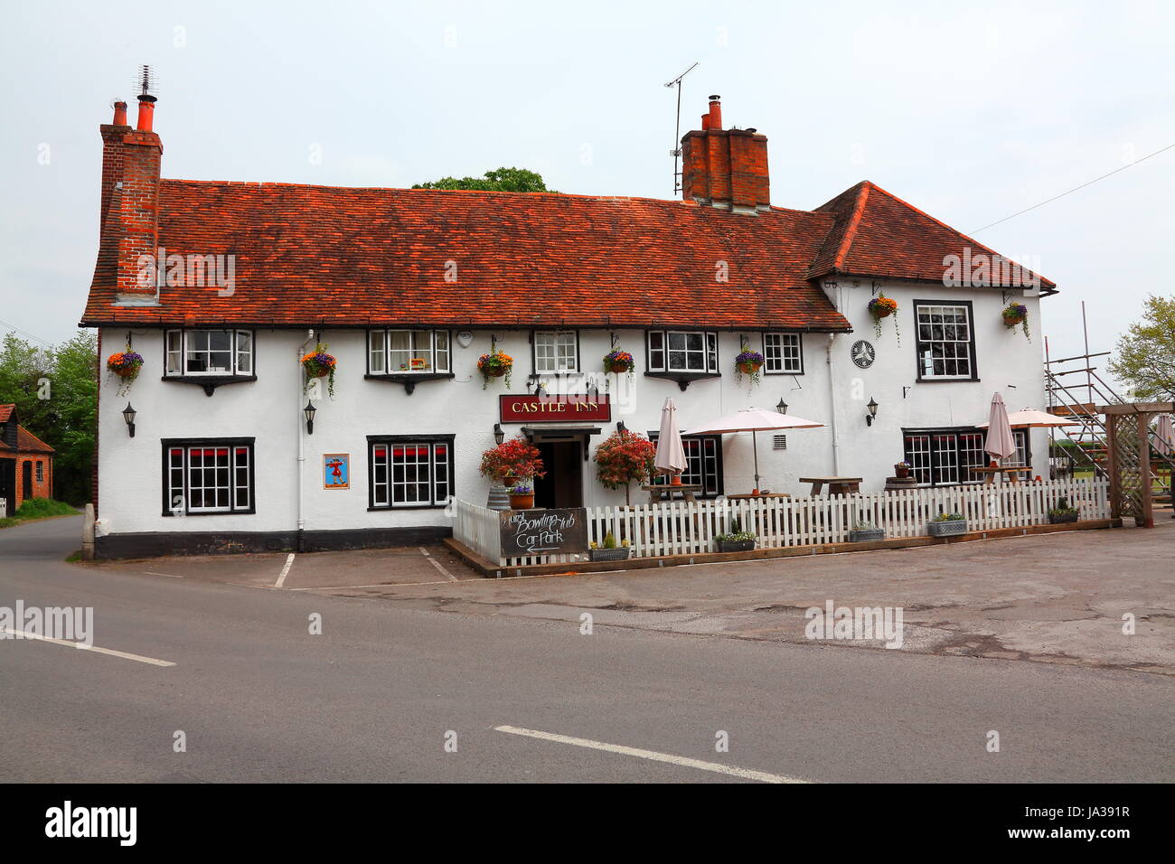 The Castle inn in Hurst village near Twyford, one of the most popular ...
