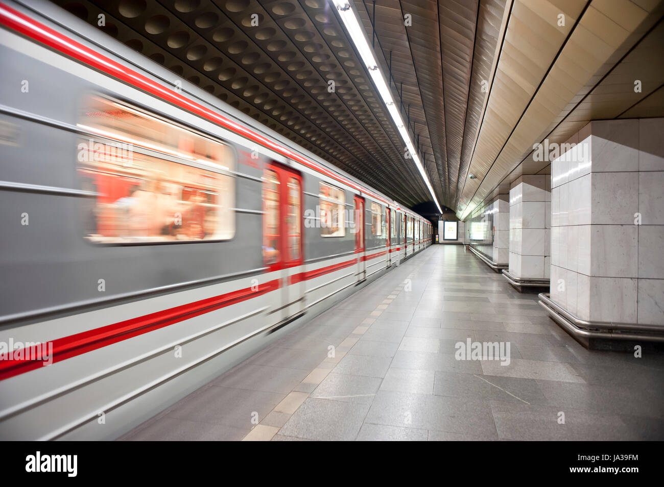 metro, advancement, means of conveyance, stop, passenger traffic, city ...