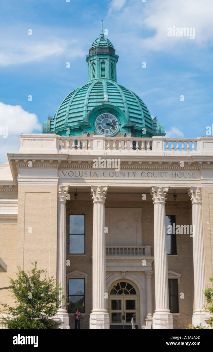 Deland Florida Volusia County Courthouse clock tower historical ...