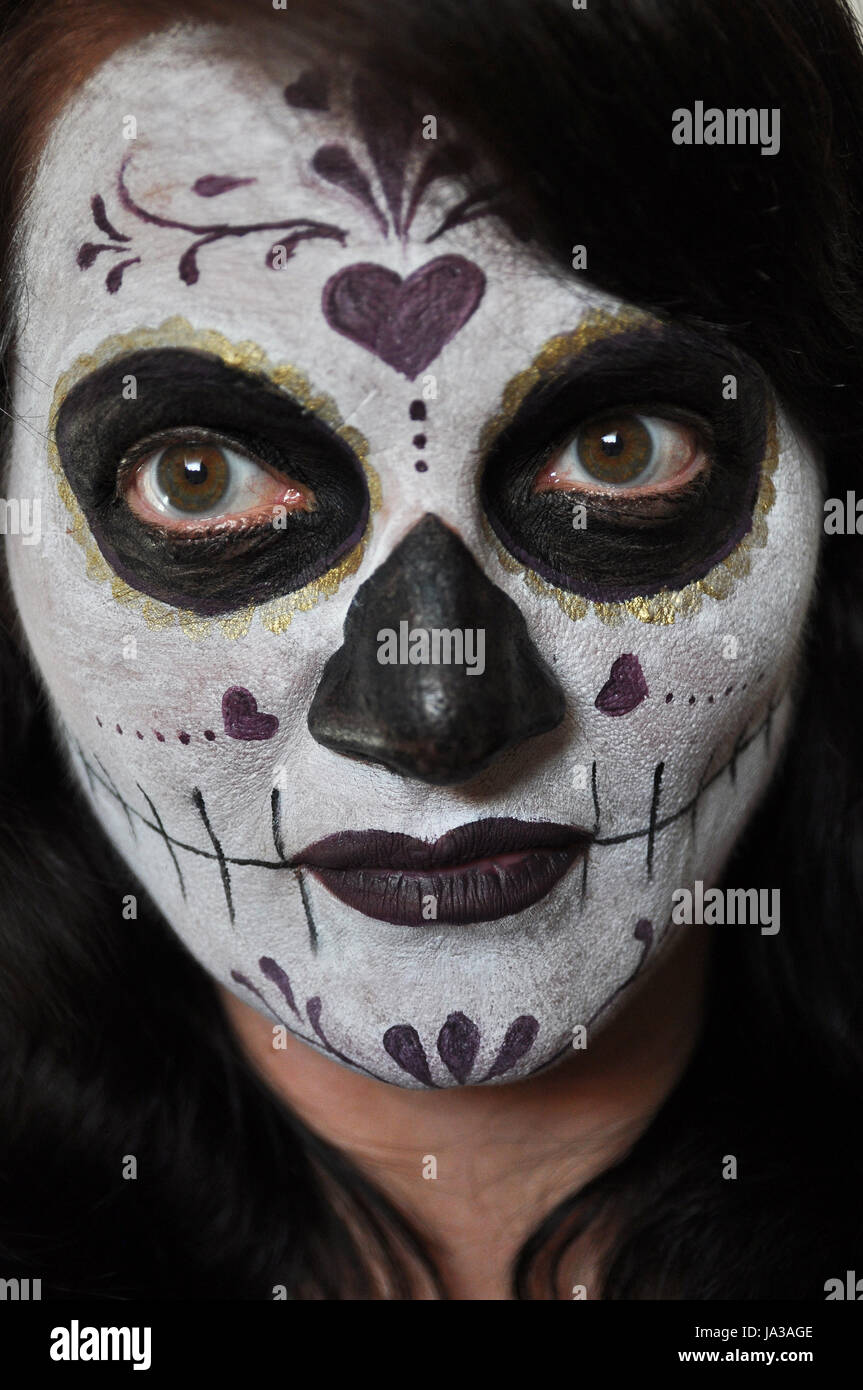 woman, halloween, carnival, skeleton, vampire, zombie, woman, death ...