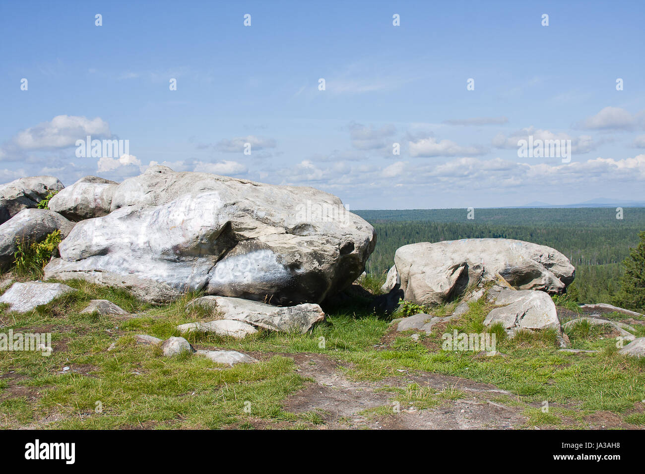 monument of nature white stones Stock Photo - Alamy