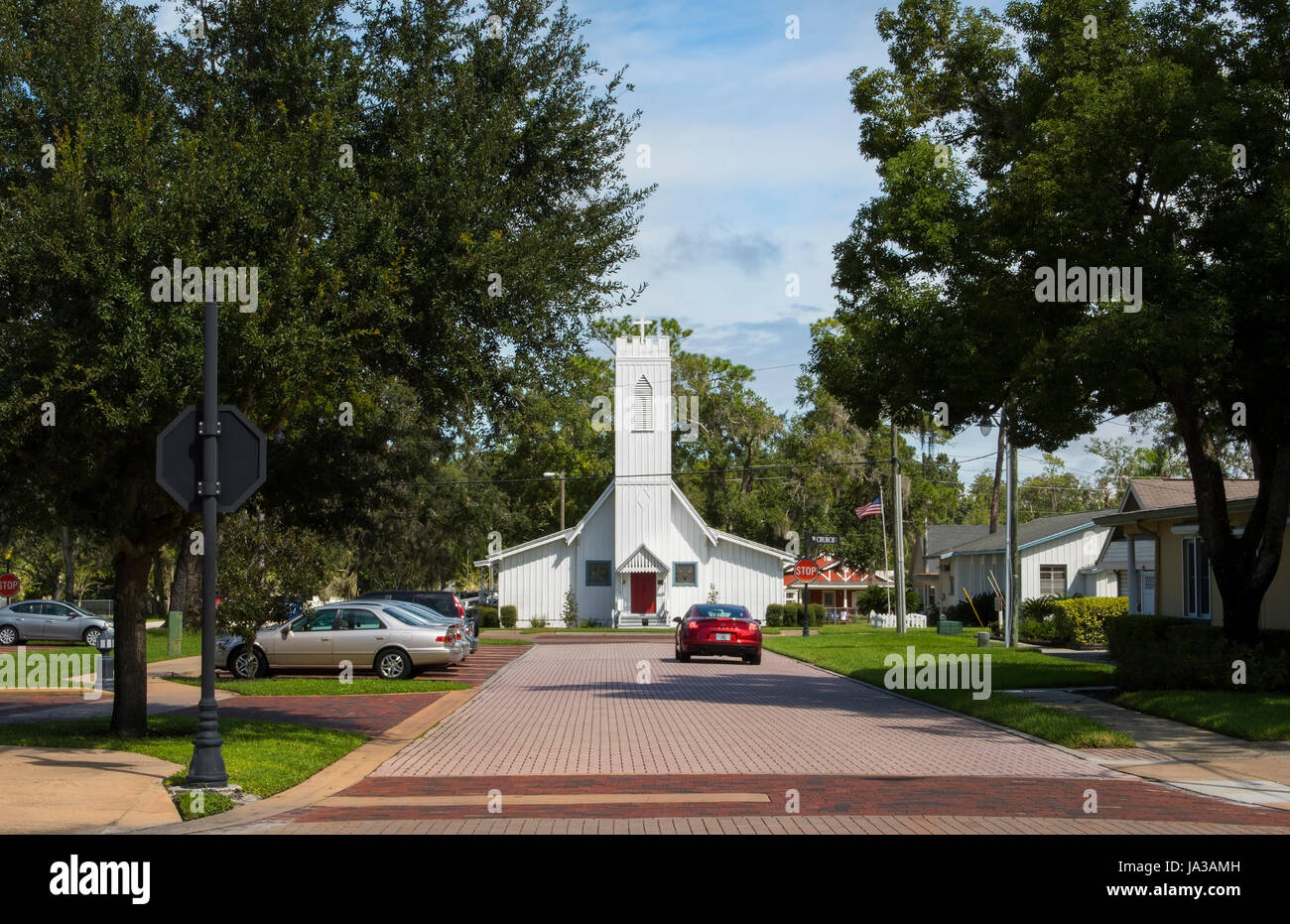 Longwood Florida Christ Church 1879 old historic church in downtown ...