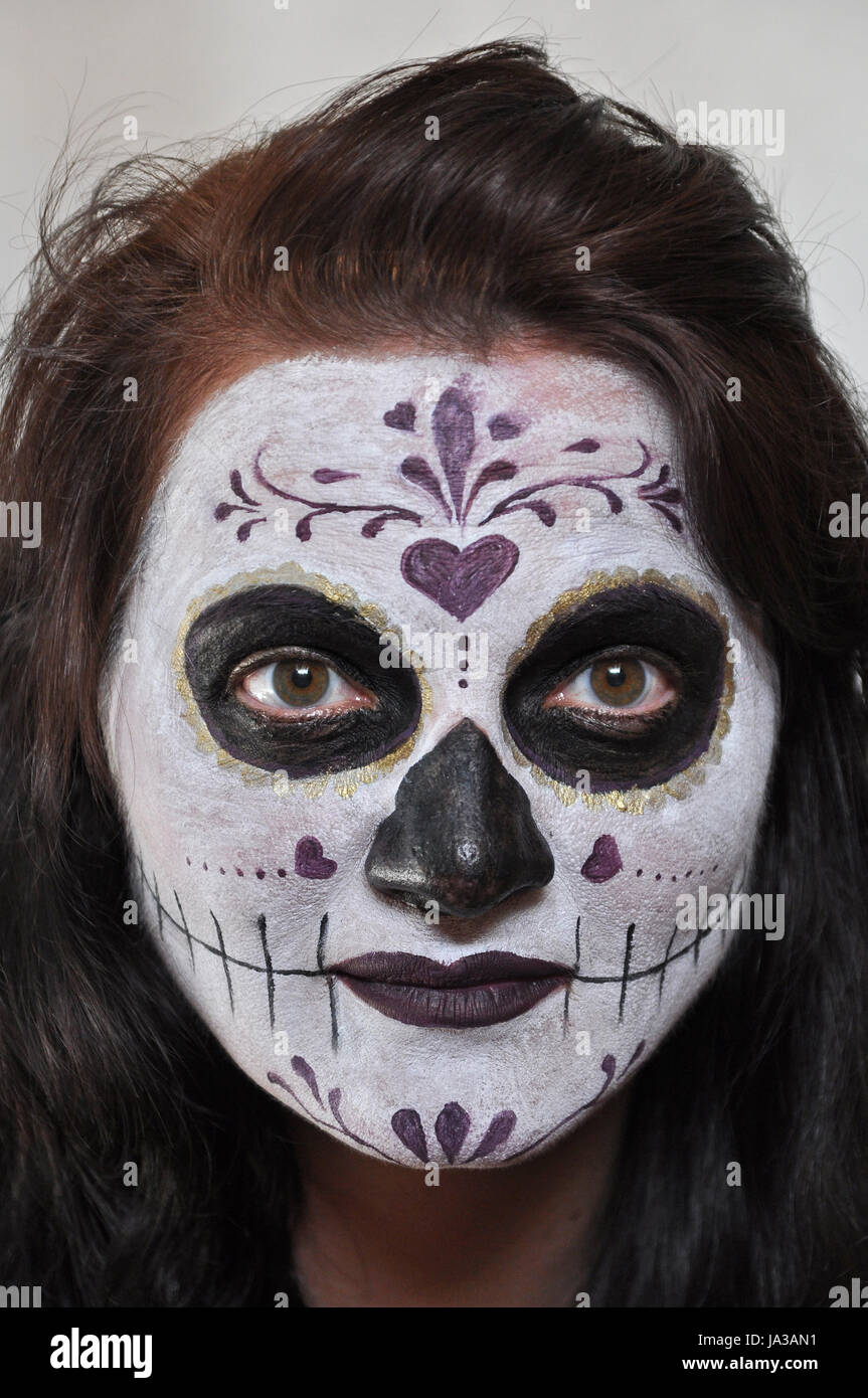 woman, halloween, carnival, skeleton, vampire, zombie, woman, death ...
