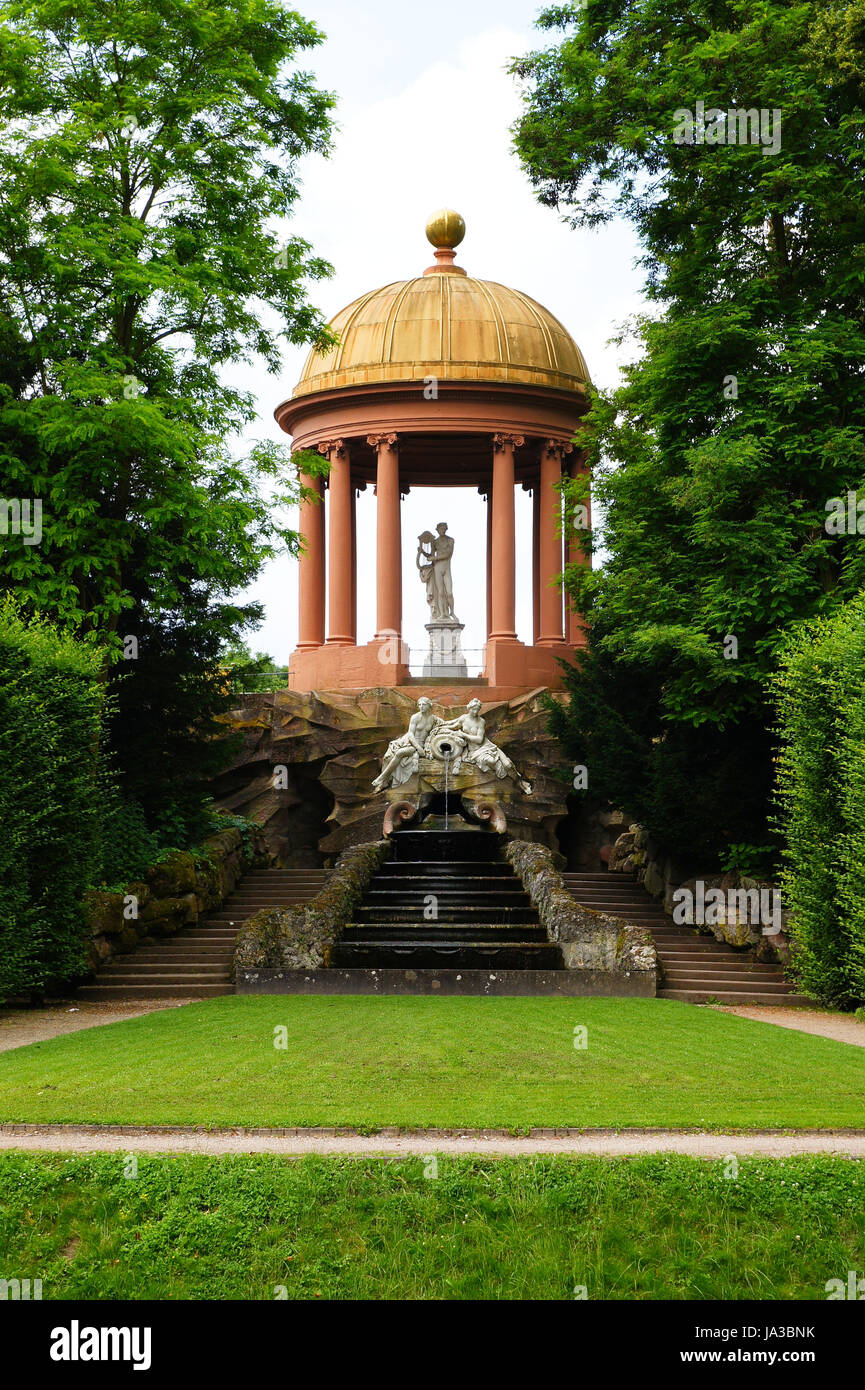 temple, dome, sculpture, pavilion, germany, german federal republic ...