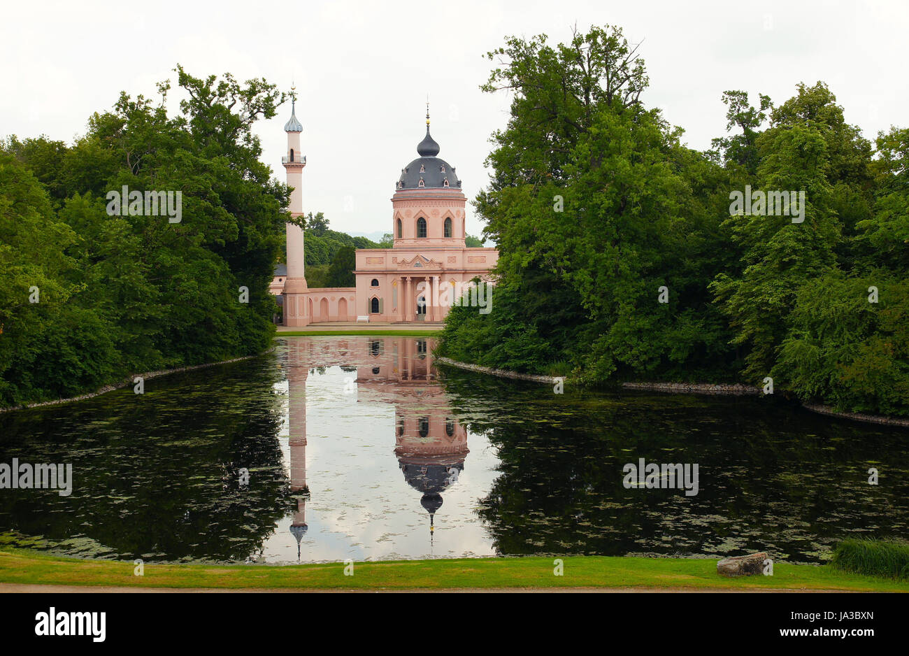 mirroring, germany, german federal republic, mosque, oriental, salt ...