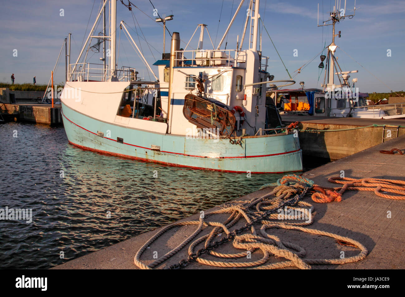 blue, denmark, fishing boat, fisherman, fishing ship, rowing boat ...