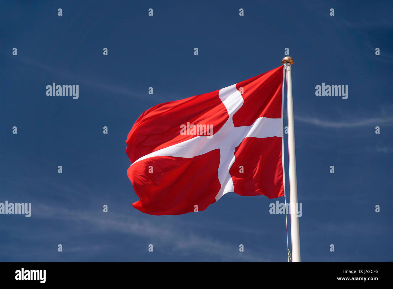 denmark, flag, blow, scandinavia, wafting, danish, blue, europe ...