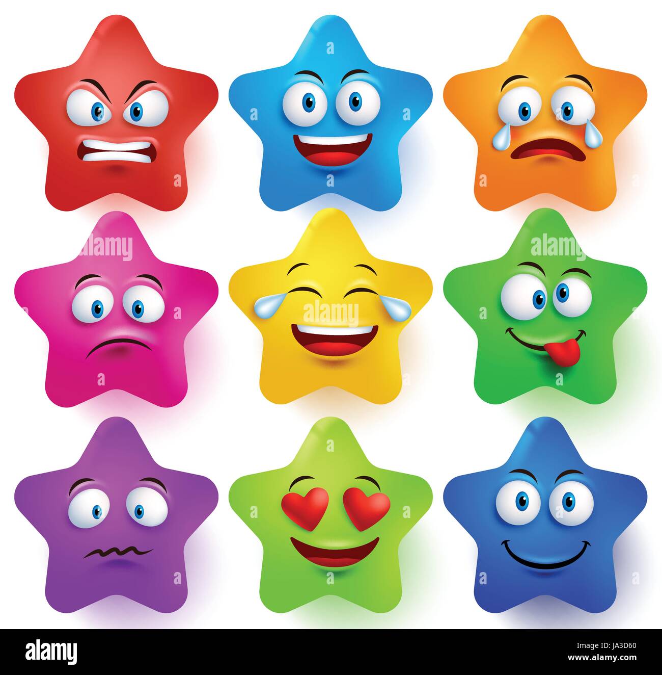 Facial Expressions And Emotions Clip Art