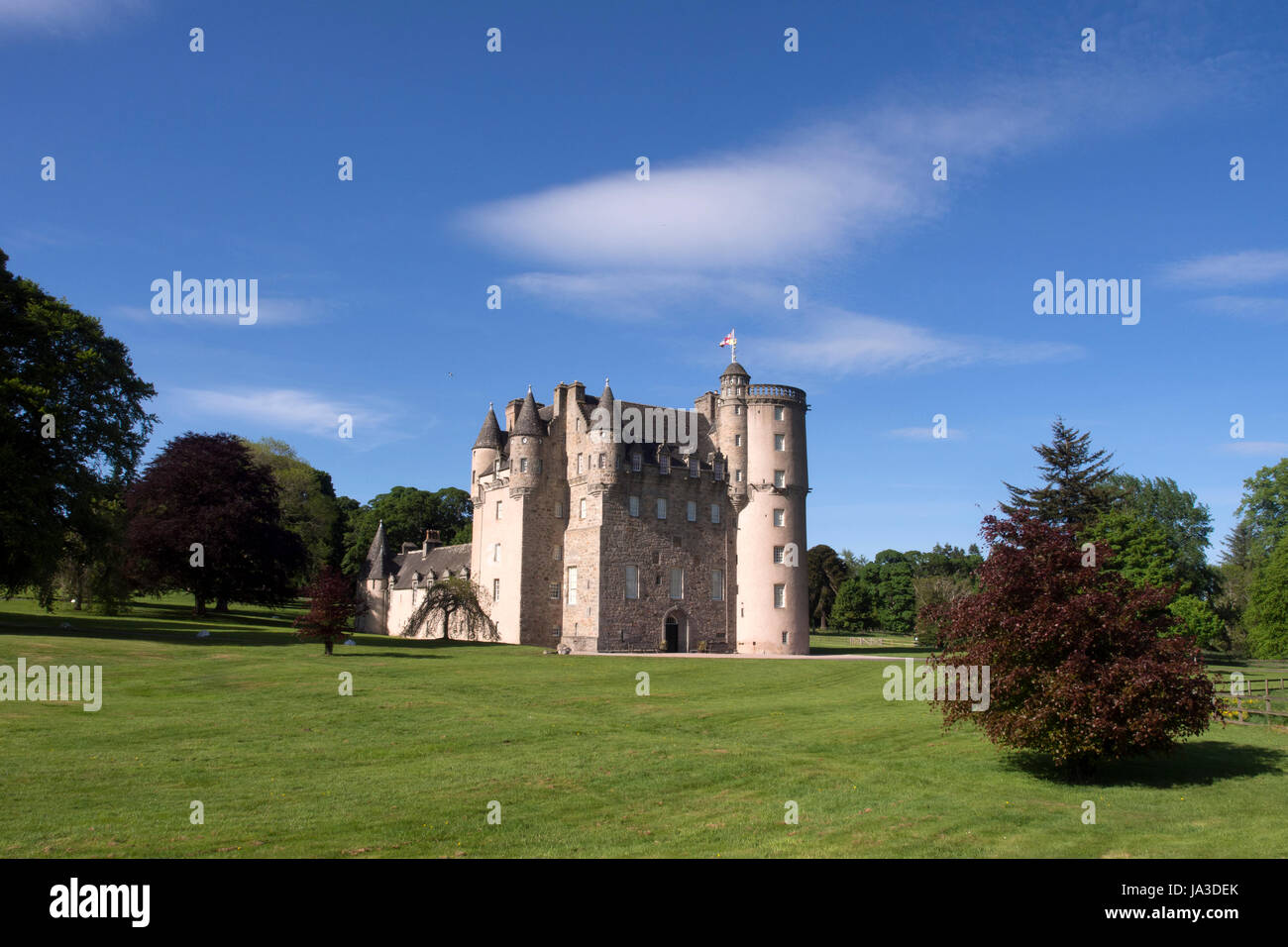 Castle Fraser in Aberdeenshire, Scotland Stock Photo - Alamy