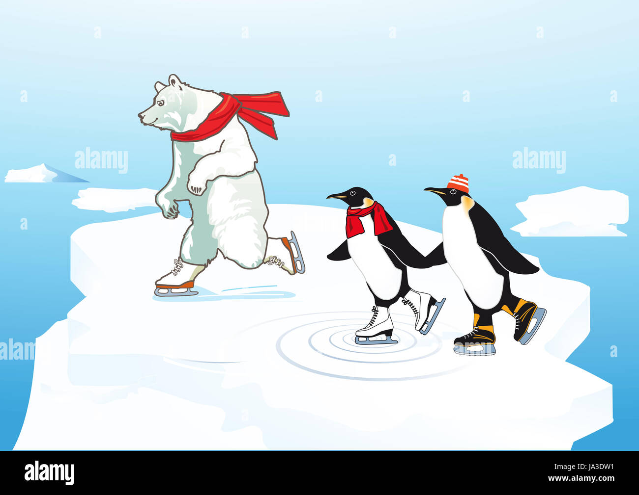 Penguin skater hi-res stock photography and images - Alamy