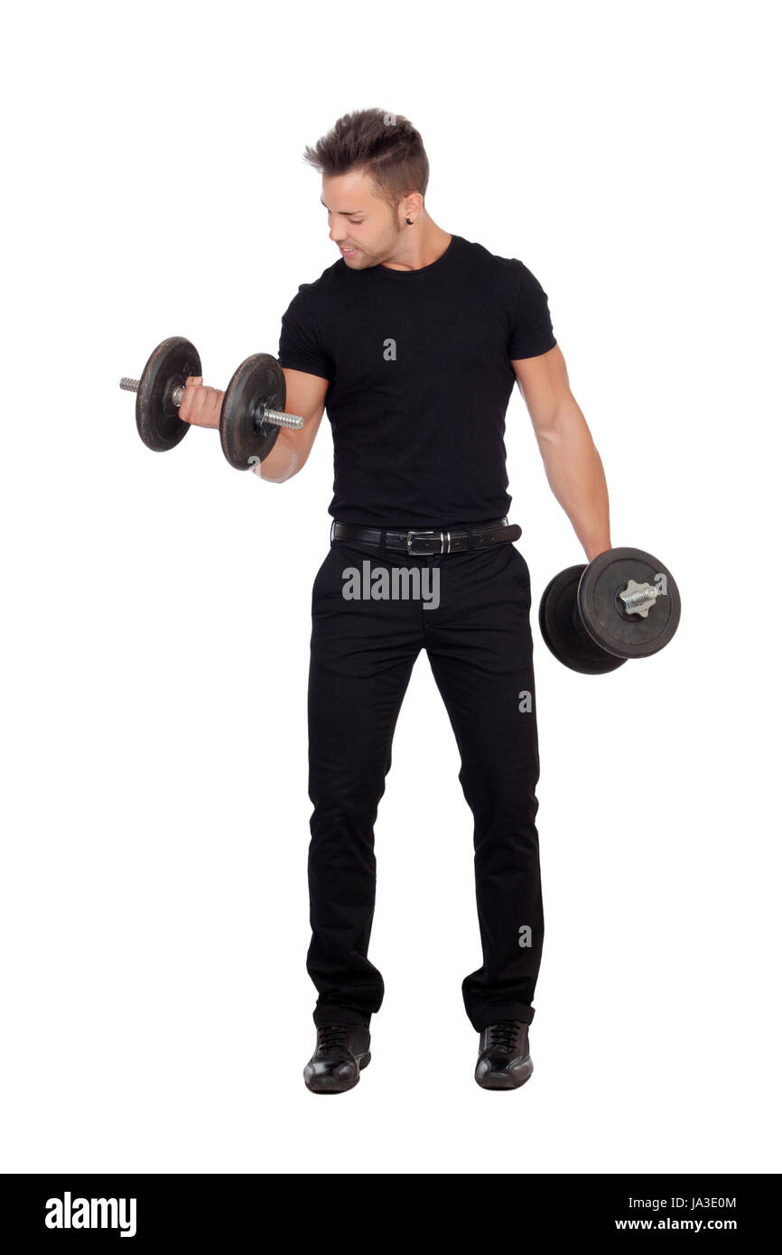 smart, athlete, beauty, muscular, sinewy, sport, sports, isolated ...