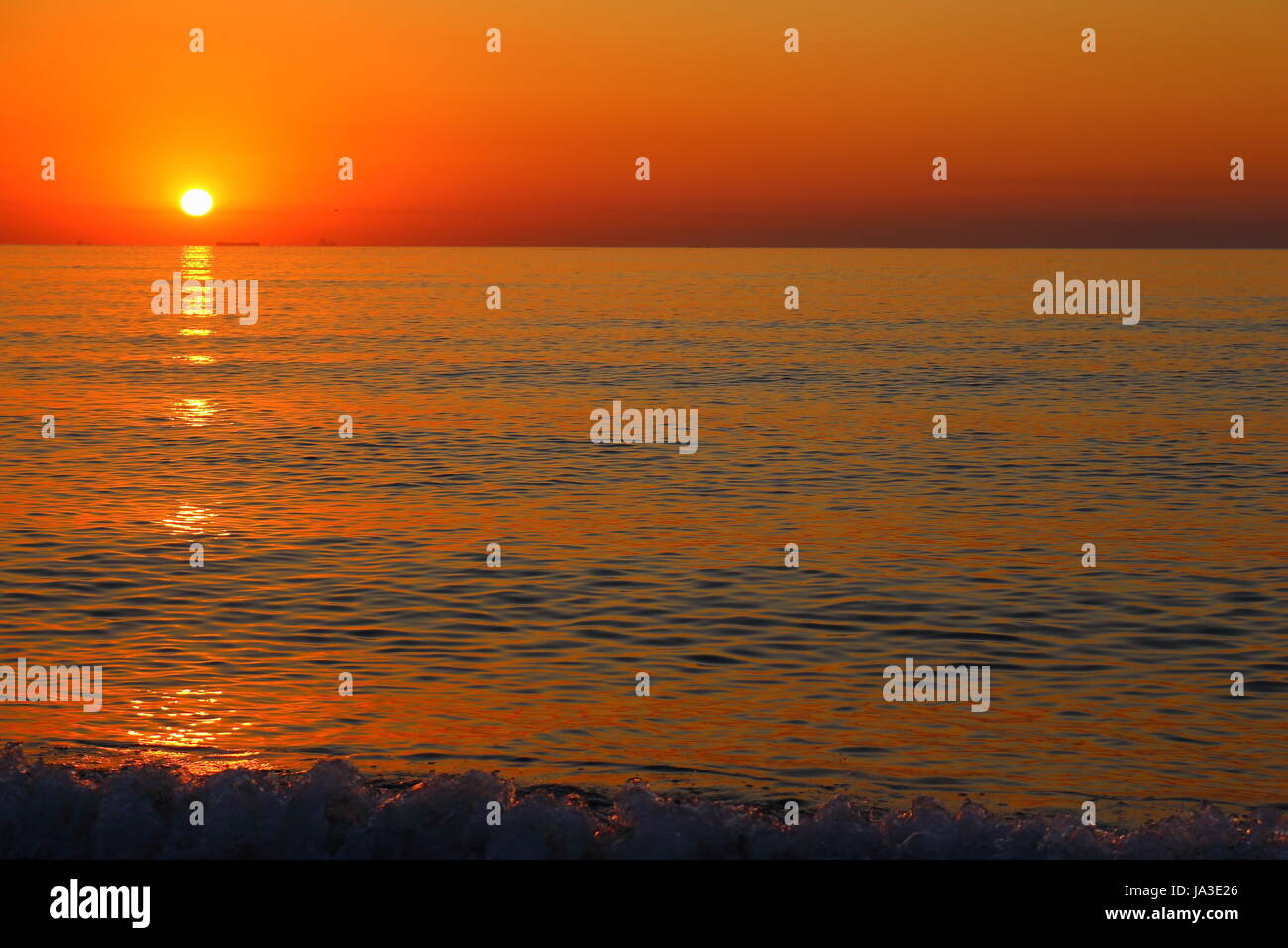 horizon, sunrise, date, time, time indication, horizontal, season ...