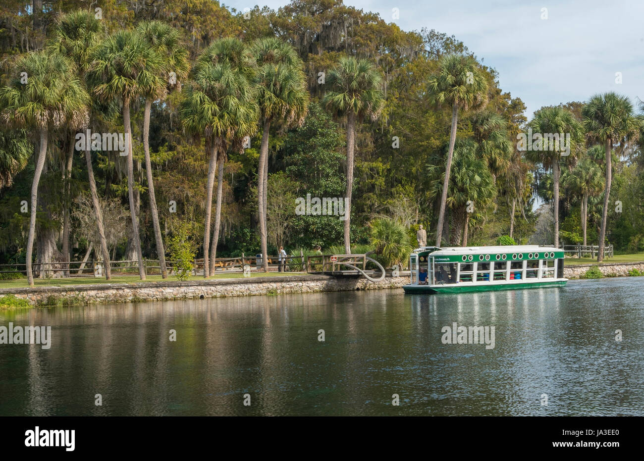 Silver Springs Florida one of oldest tourist attractions with glass ...