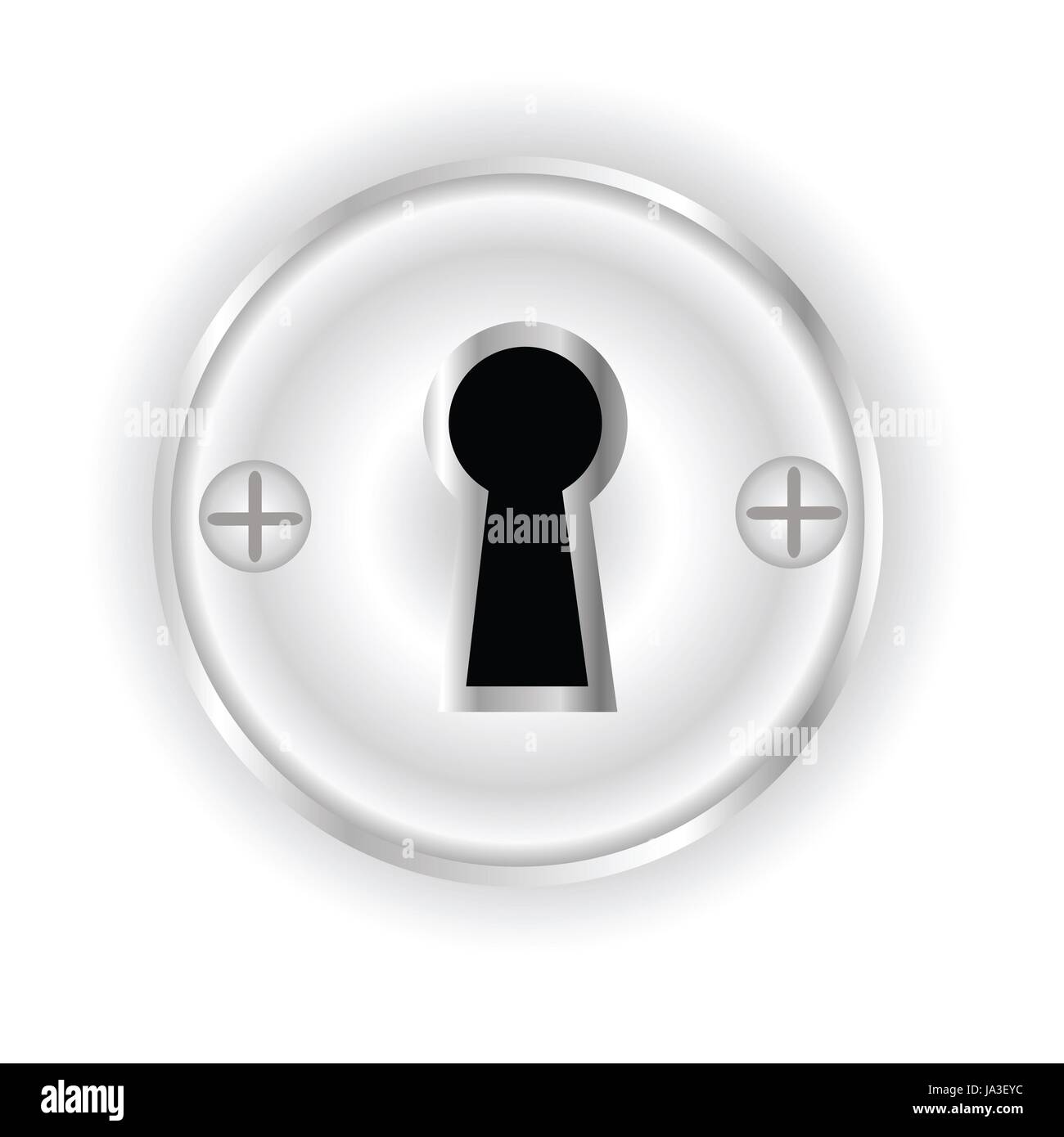 colorful illustration with key hole for your design Stock Photo - Alamy